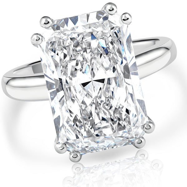 4 Carat Diamond Ring Radiant Cut | 4 Carat Radiant Cut Diamond – Bliss ...